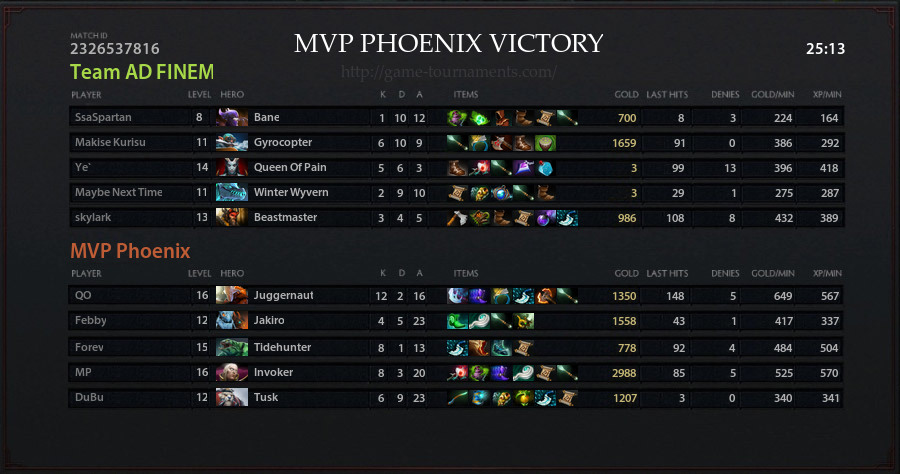 MVP vs AF. Match 28.04.2016 on WePlay Dota 2 League Season 3 Dota 2