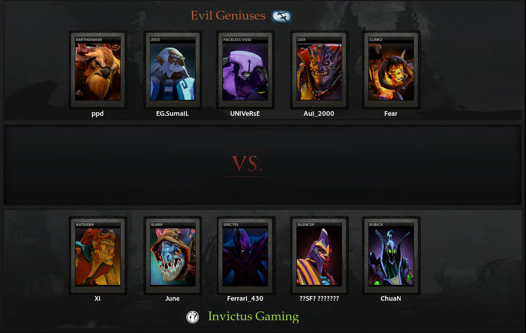 IG vs EG. Match 30.01.2015 on DAC 2015 Dota 2
