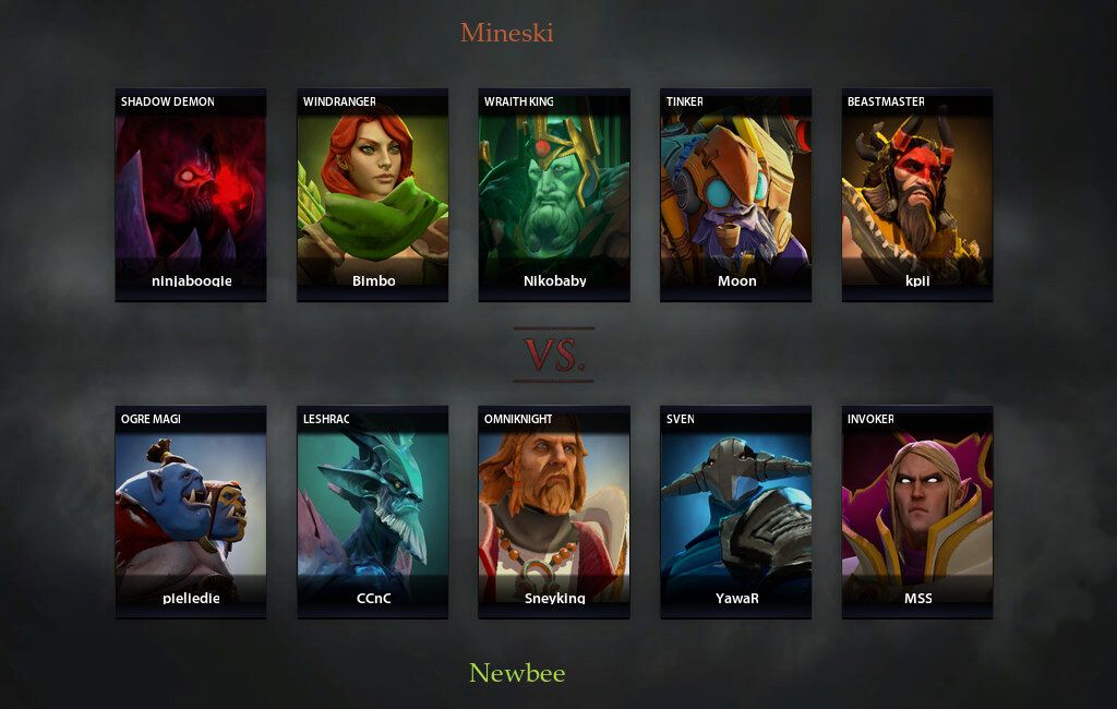 NewBee vs Mineski. Match 18.08.2019 on TI 2019 Dota 2