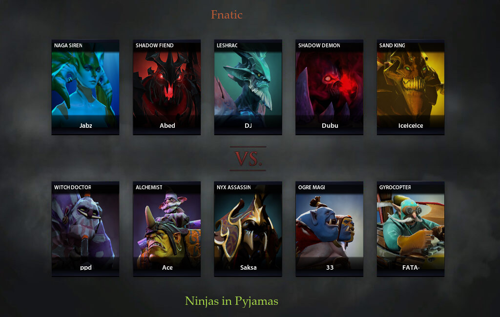 NiP vs Fnatic. Match 16.08.2019 on TI 2019 Dota 2
