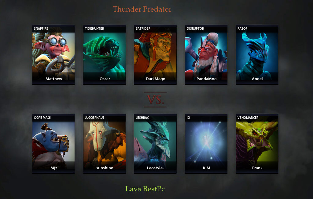 Lava vs THUNDER. Match 12.11.2021 on BTS Pro Series S9 Dota 2