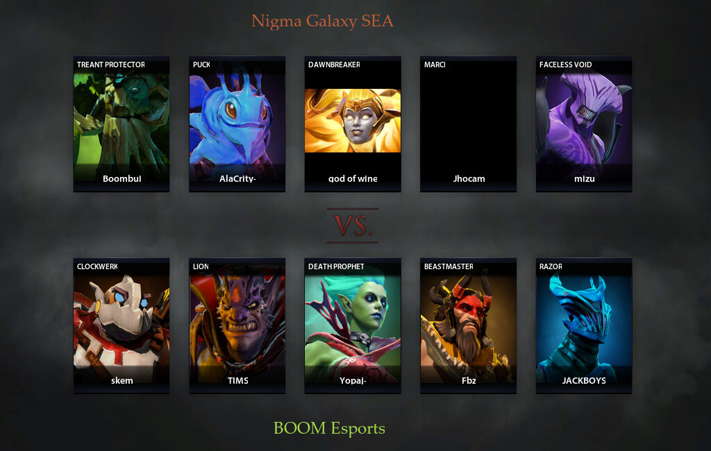 BOOM vs NGX.SEA. Match 25.06.2022 on DPC SEA Tour 3 Dota 2