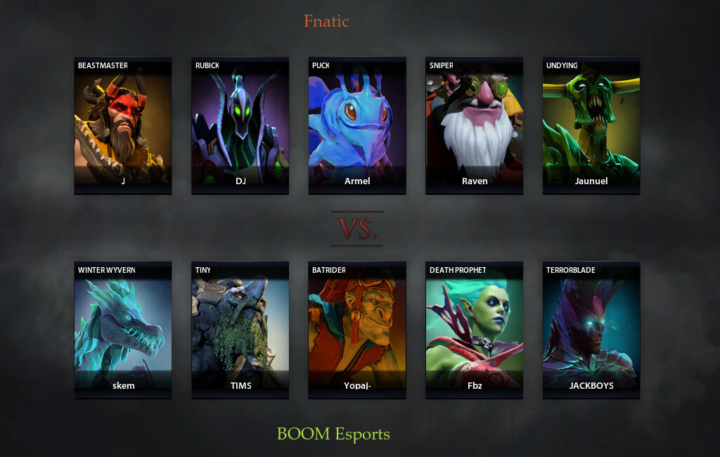 Fnatic vs BOOM. Match 09.07.2022 on DPC SEA Tour 3 Dota 2