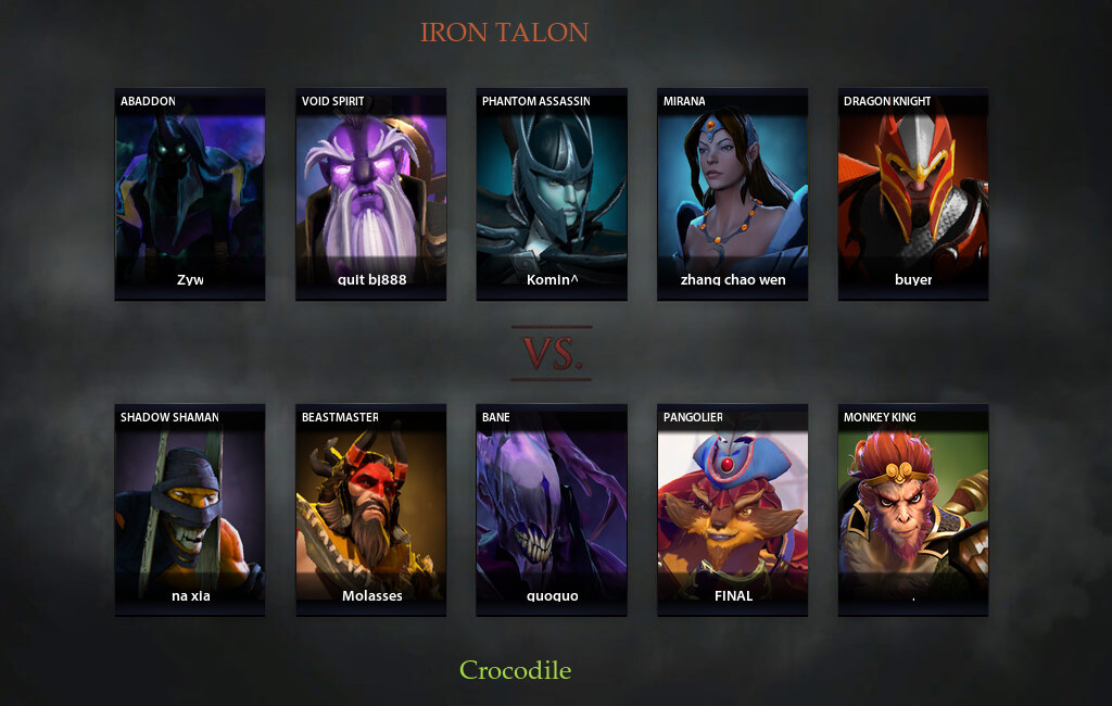 Crocodile vs Iron Talon. Match 24.05.2022 on KM 2022 S1 Dota 2
