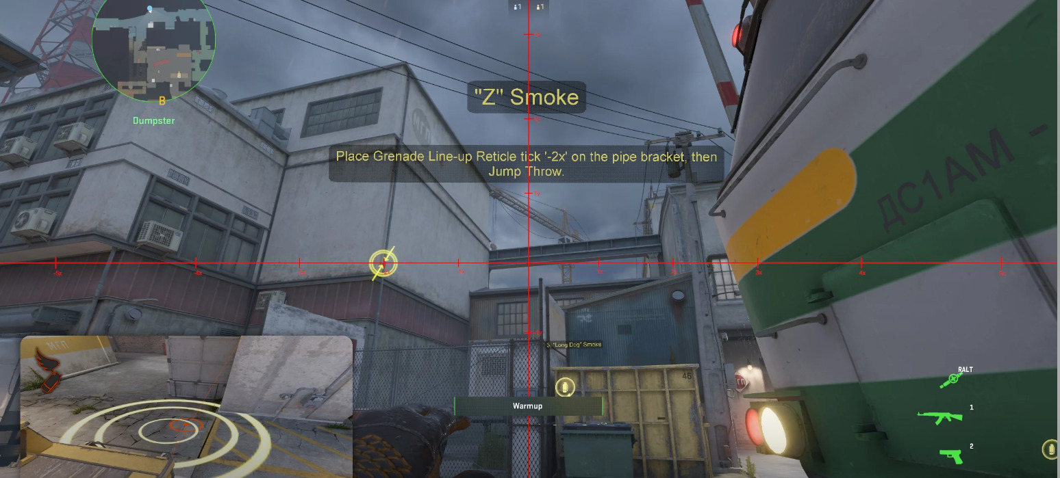 New CS2 Train remake basic nades and callouts. Useful smokes, mollies, and flashes on new Train ...